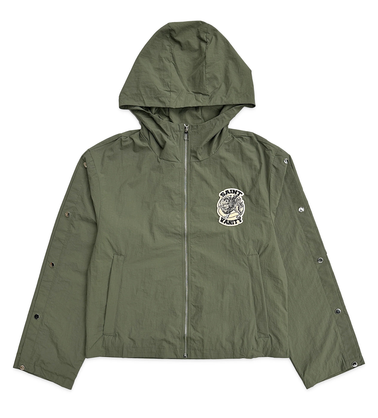 Saint Vanity Nylon Jacket Army Green – Restock AR