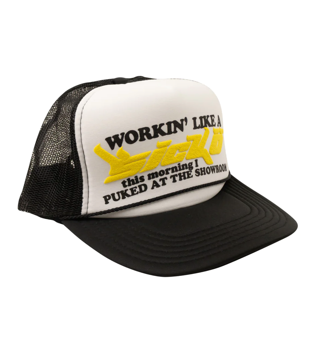 Sicko Trucker Hat Black/Yellow – Restock AR