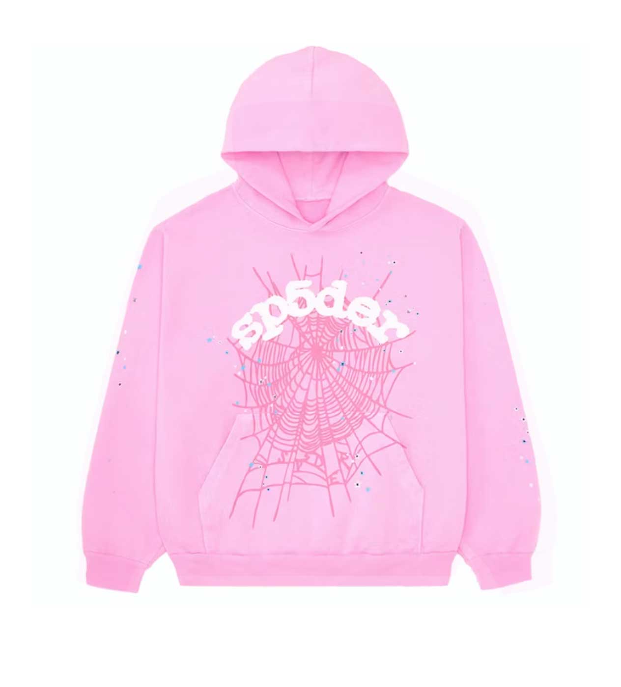 Sp5der Logo Web Pink Hoodie | Restock AR