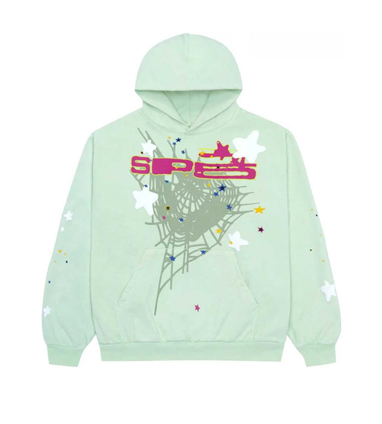Sp5der Sp5 Mint Hoodie | Restock AR