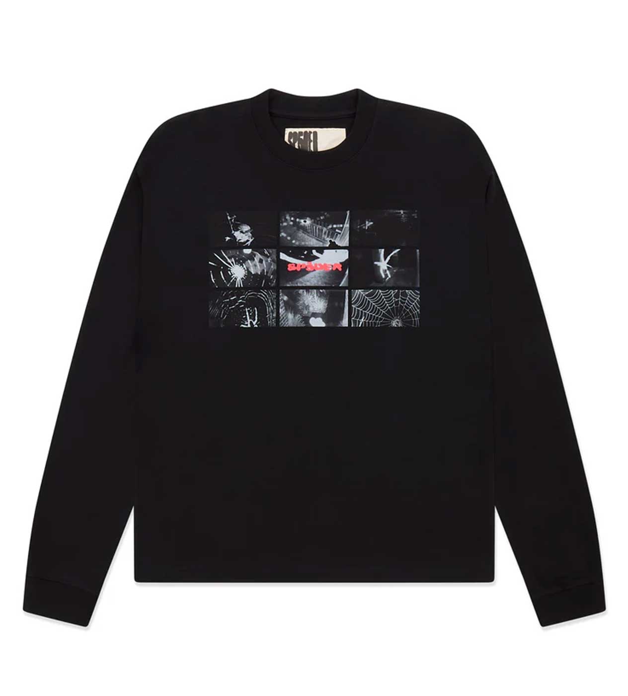 Sp5der Web Monitor L/S Tee HW Black – Restock AR