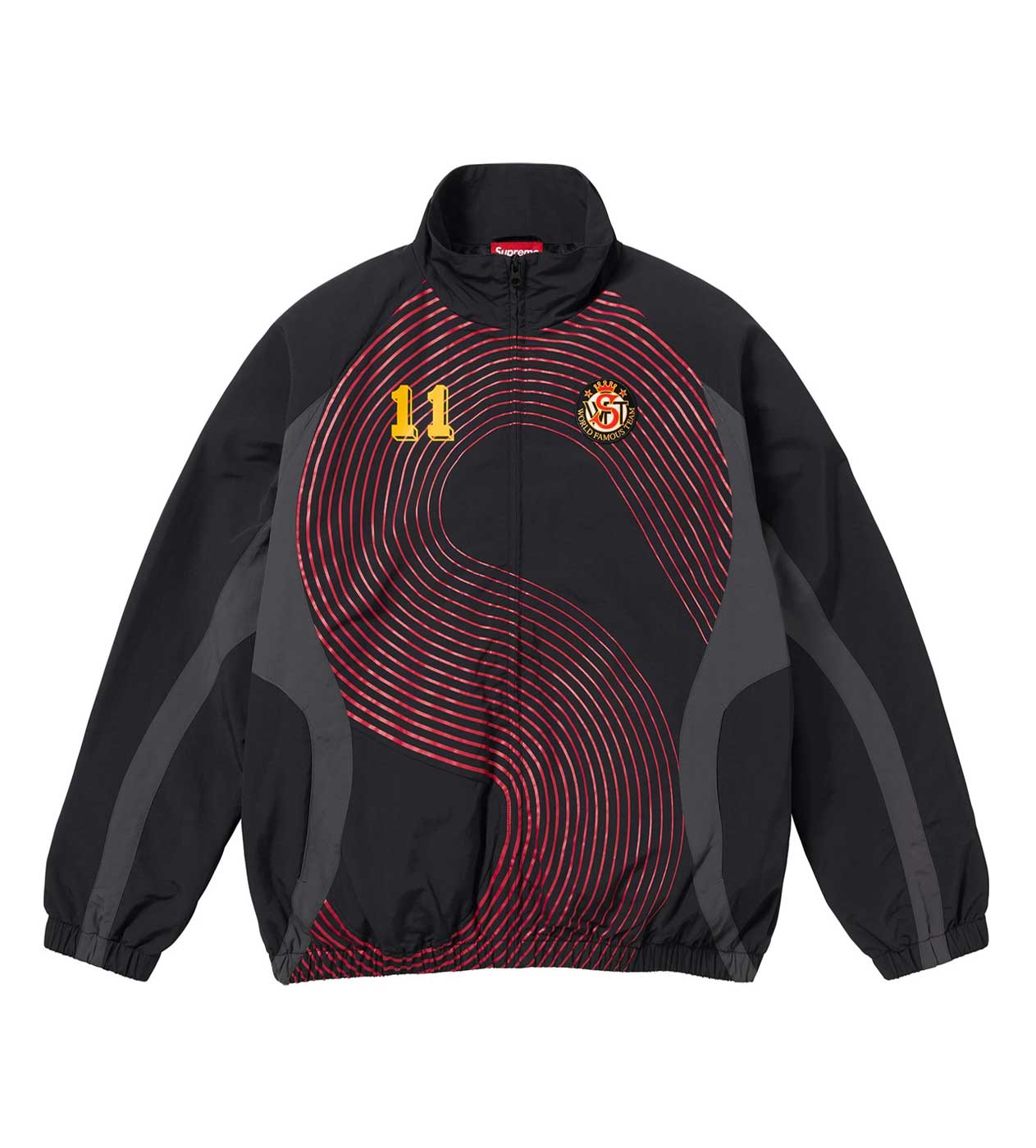 Supreme Logo Track Jacket Black – Restock AR
