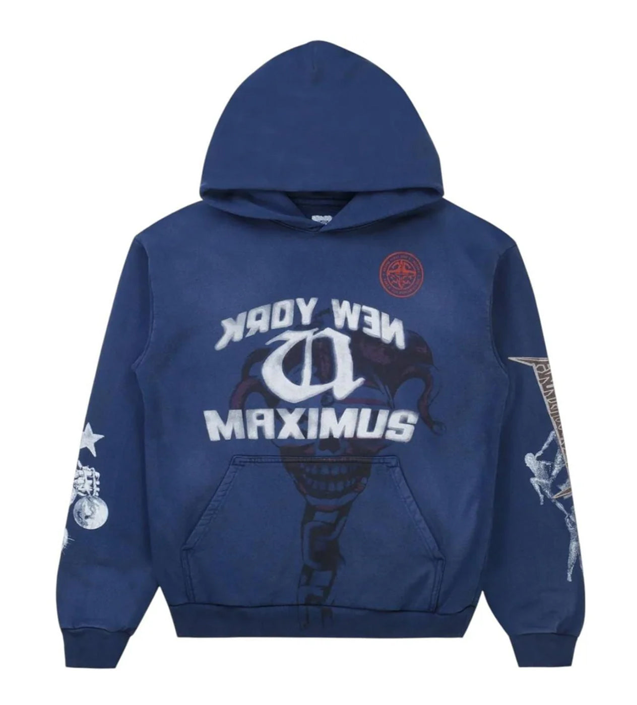 Travis Met Life Hoodie Washed Blue – Restock AR