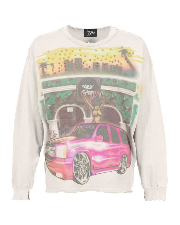 Triple Sevens Booby Trap Regular L/S Tee White – Restock AR