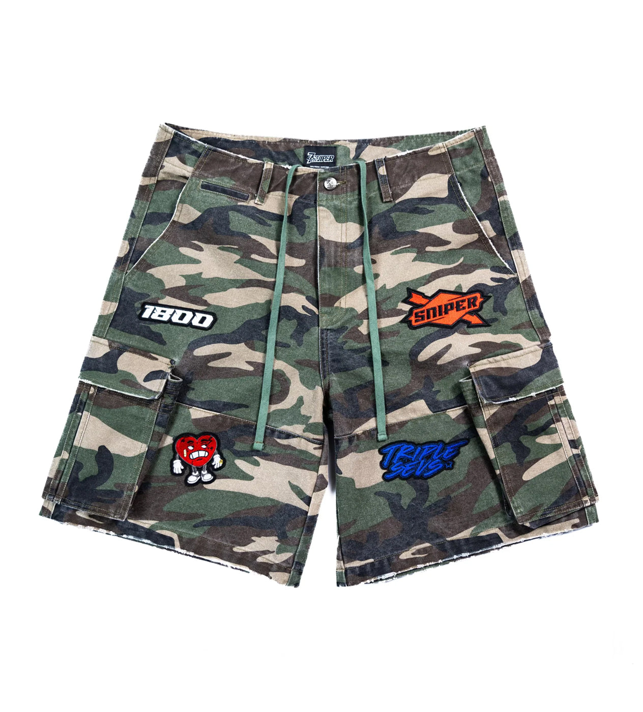 Triple Sevens x Sniper Gang Camo Shorts – Restock AR