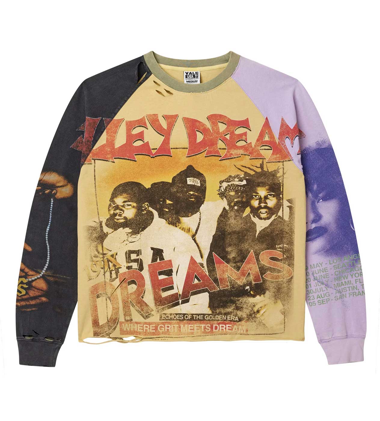 Vale Forever Chambers Chop n Screw L/S Tee Yellow – Restock AR