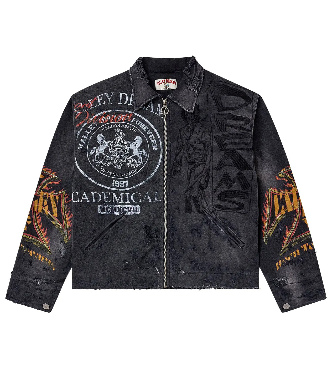 Vale Forever Destruction Work Jacket Black – Restock AR