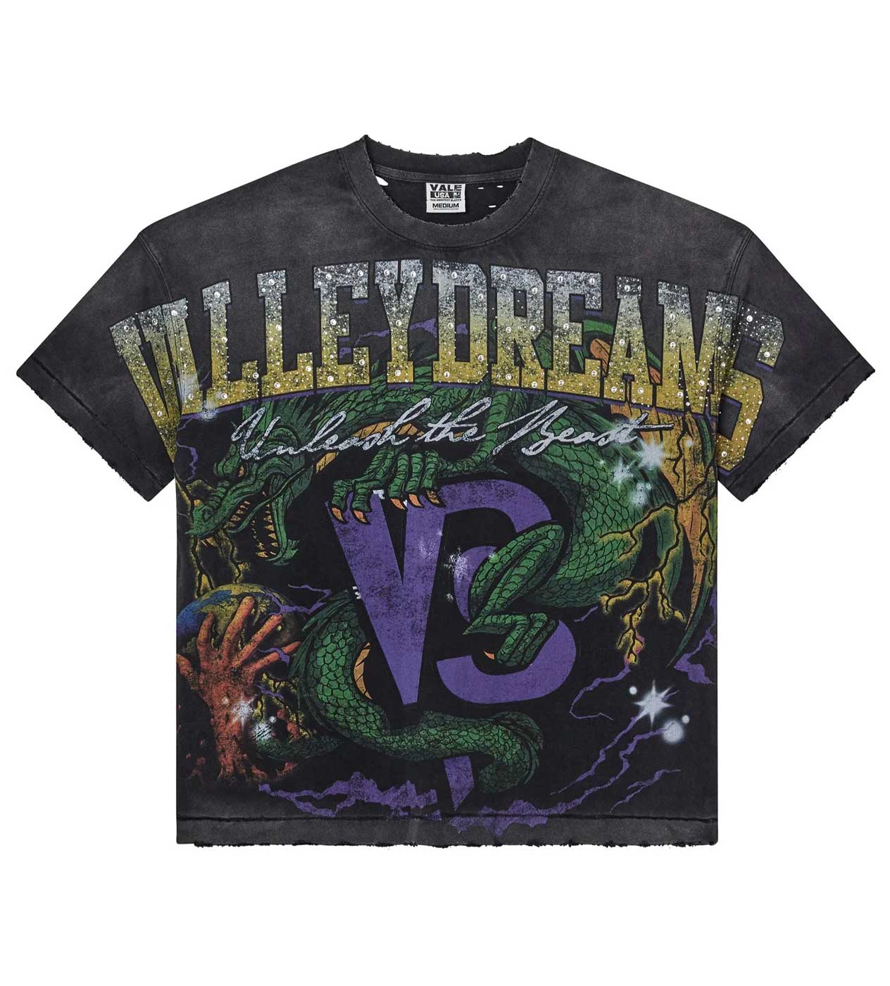 Vale Forever Enter The Dragon Tee Black – Restock AR