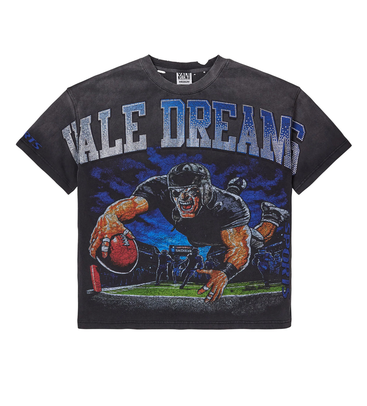 Vale Forever Gridiron Bling Tee Black – Restock AR