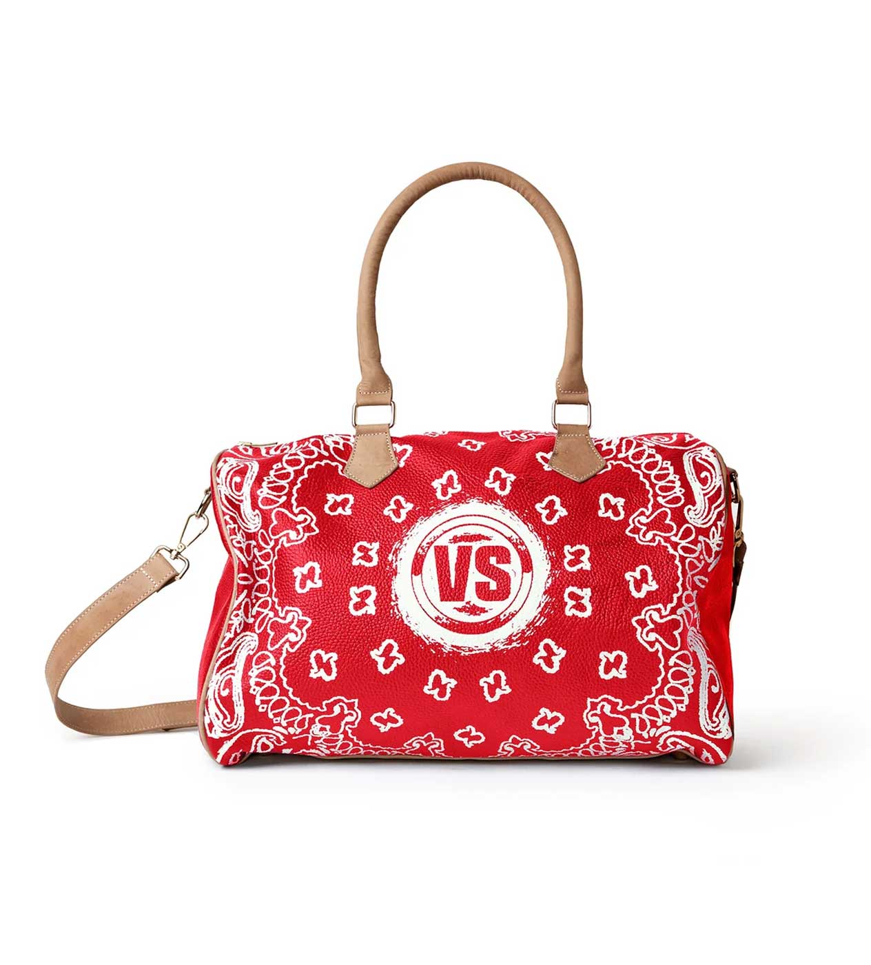 Vale Forever Leather Duffle Bag Red – Restock AR