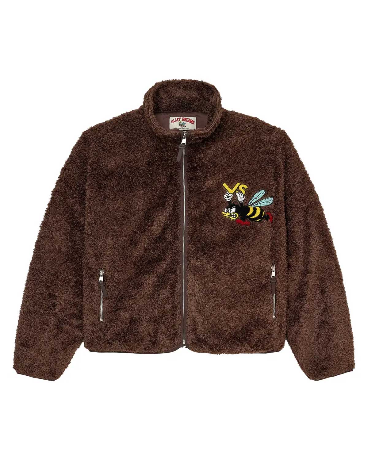Vale Forever Lenny Fleece Zip Up Jacket Brown – Restock AR