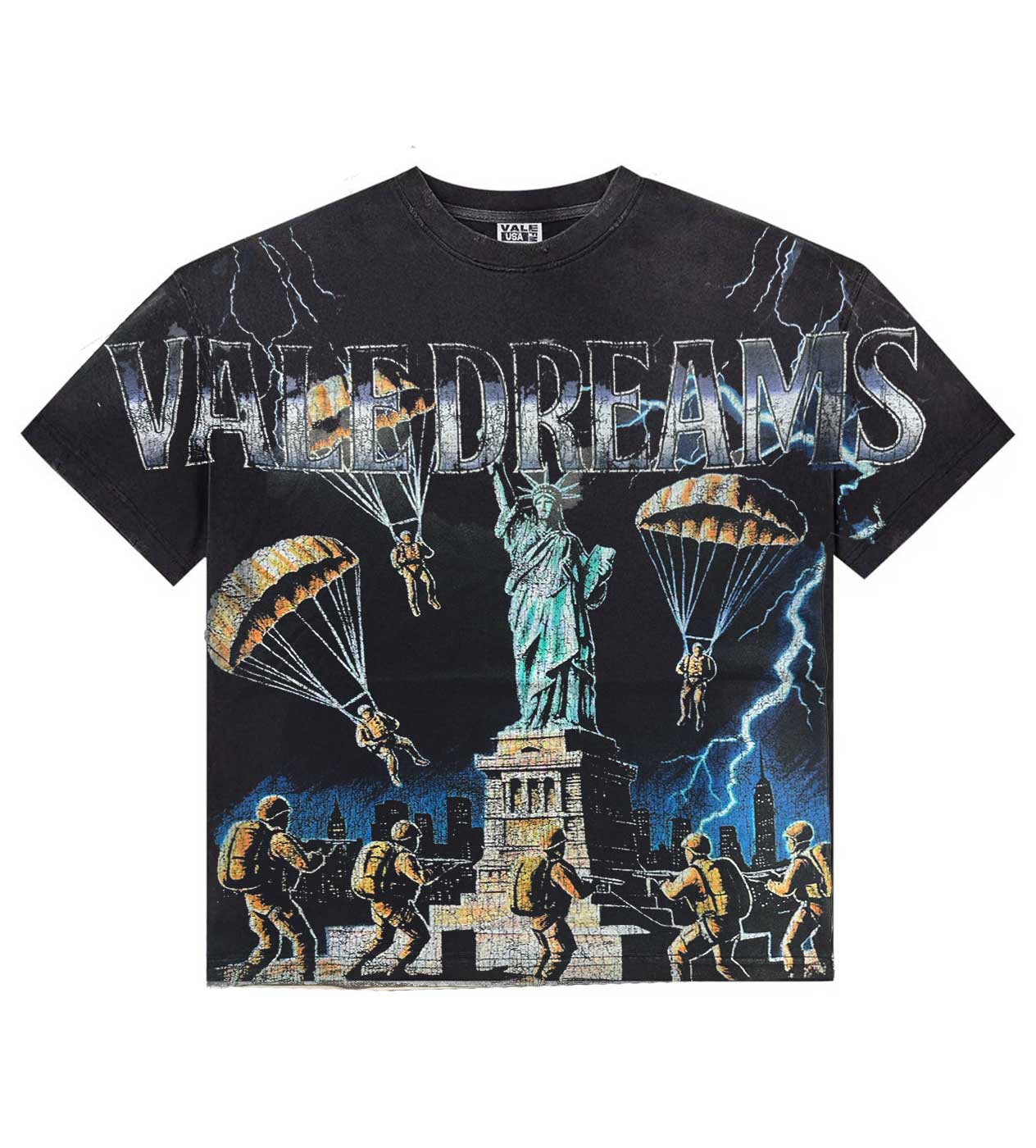 Vale Forever NYC Invasion Big Tee Black – Restock AR