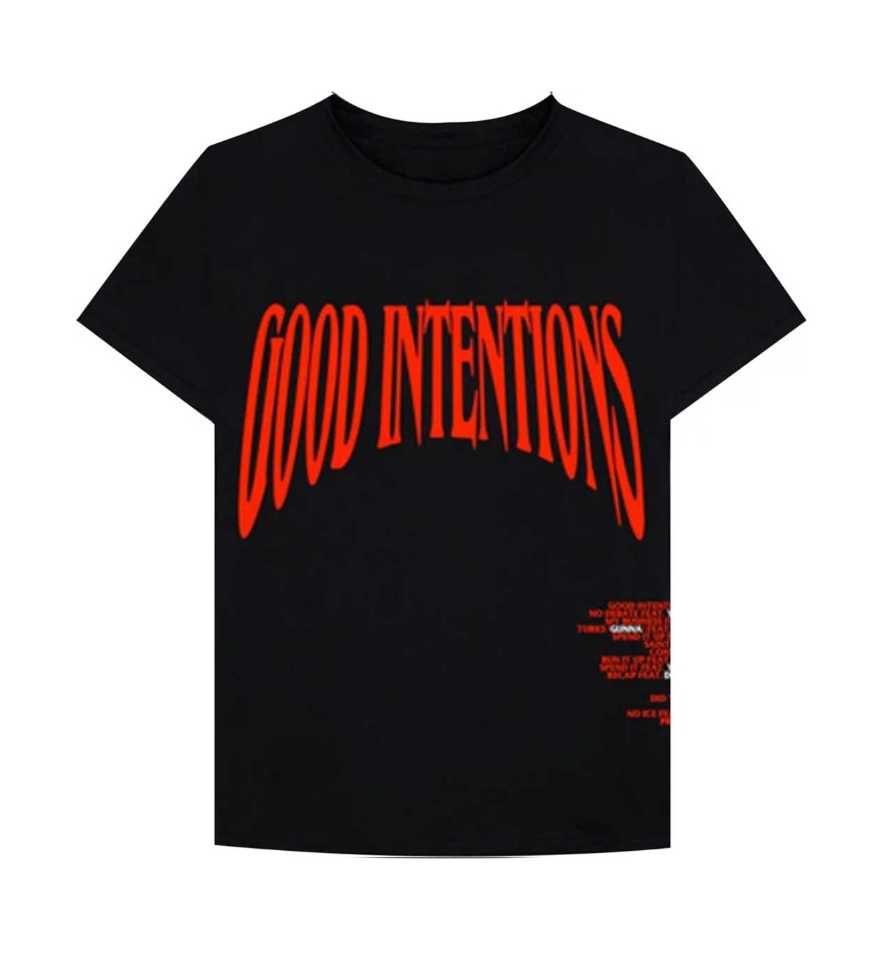 Vlone NAV Good Intentions Tee Black – Restock AR