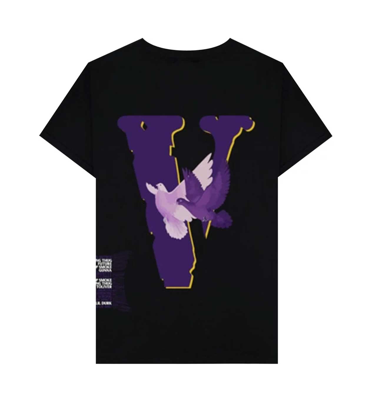Vlone Nav Dove Black Tee – Restock AR