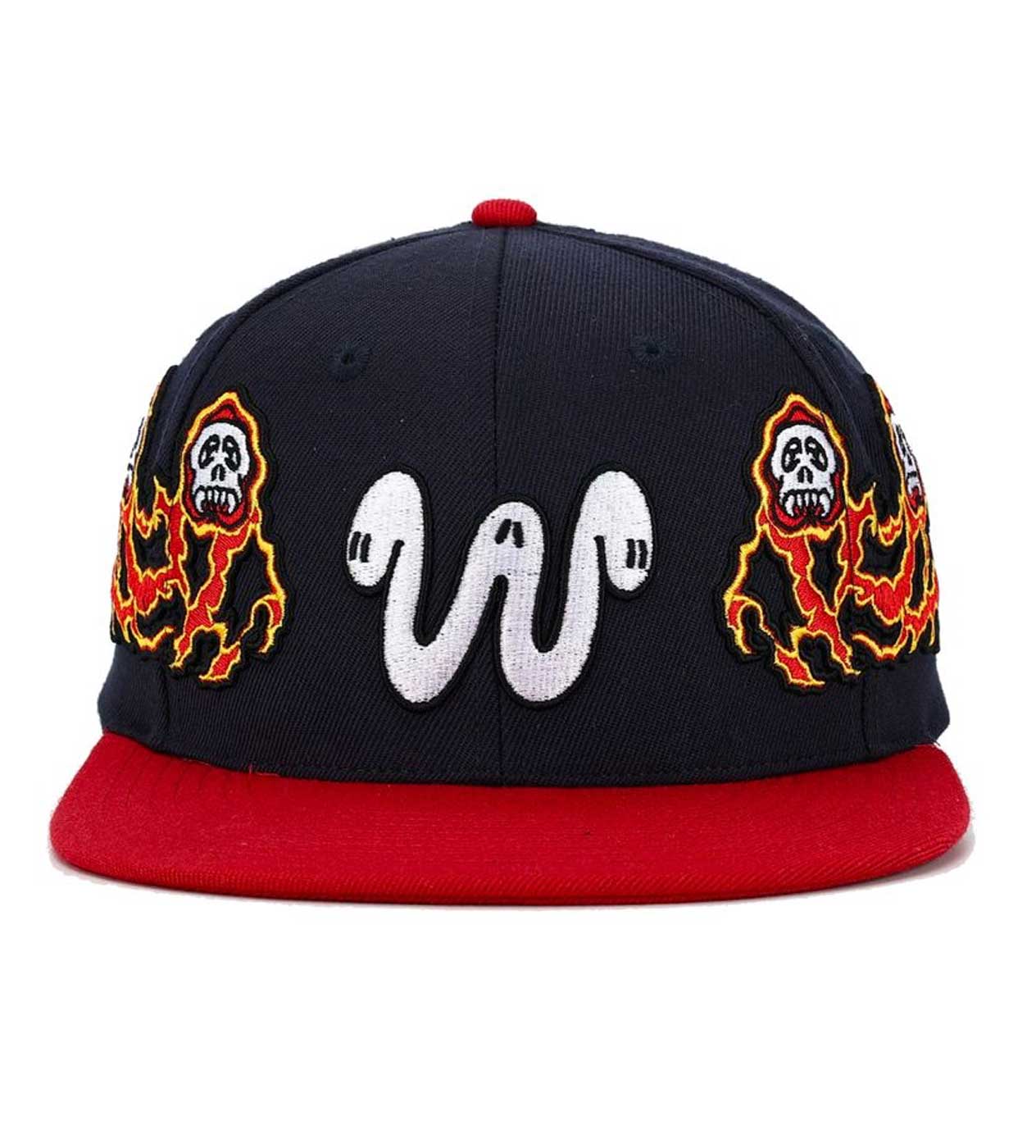 WNTD Twin Reaper Hat Navy – Restock AR