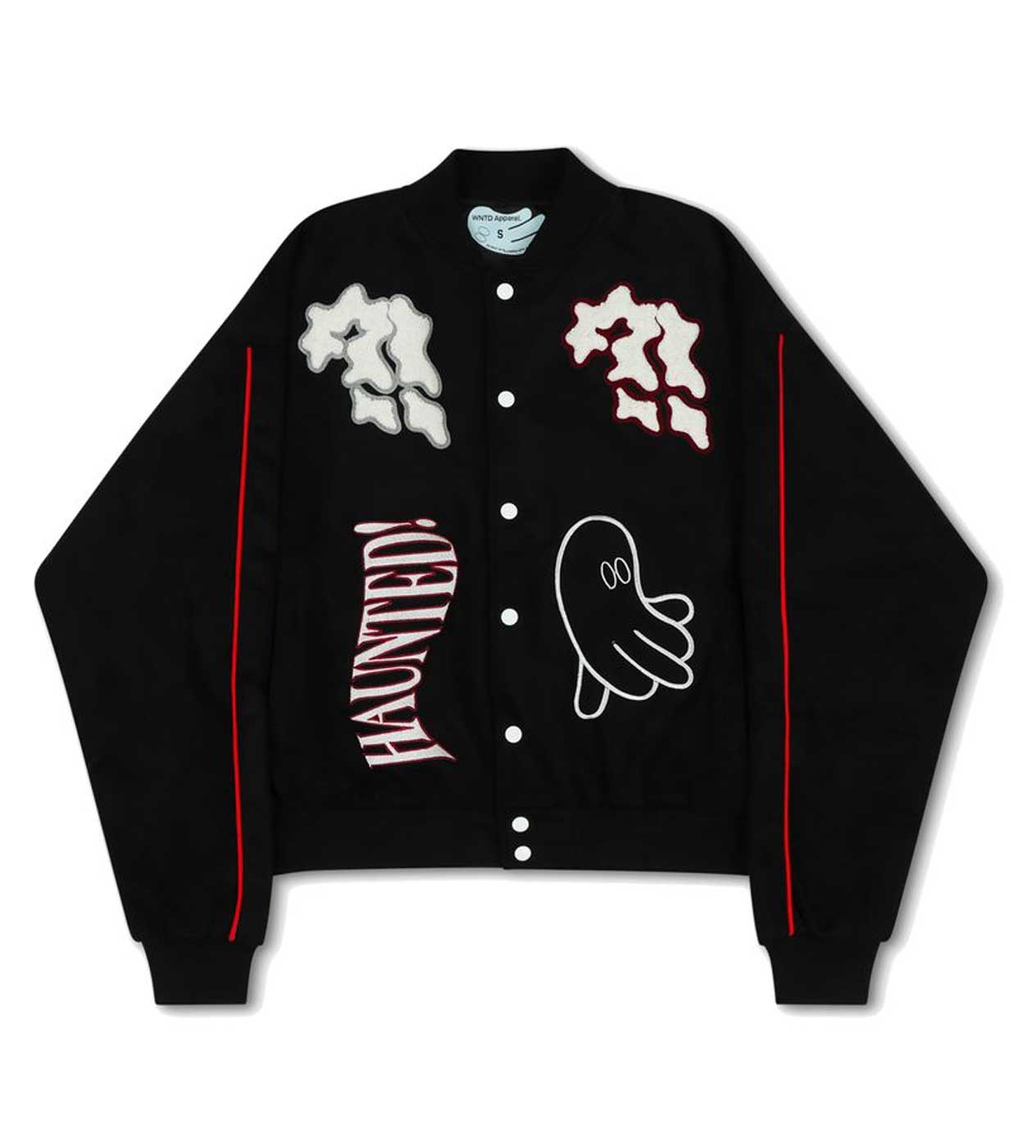 WNTD Varsity Bomber Jacket Black – Restock AR