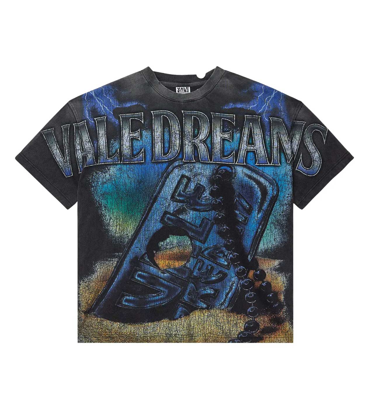 Vale Forever Dog Tag Big Tee Black – Restock AR